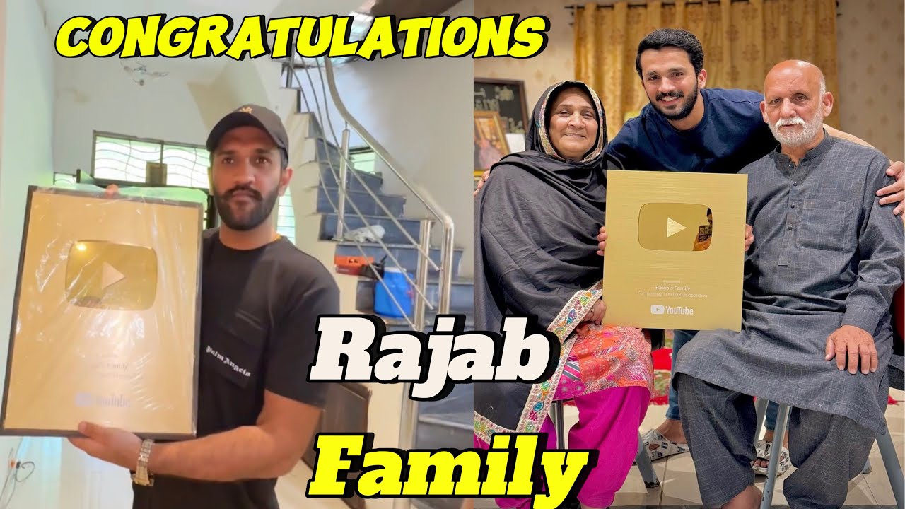 Rajab Ko Golden Button ki Mubarak De Di | Treat kab millay gi🥺 ...