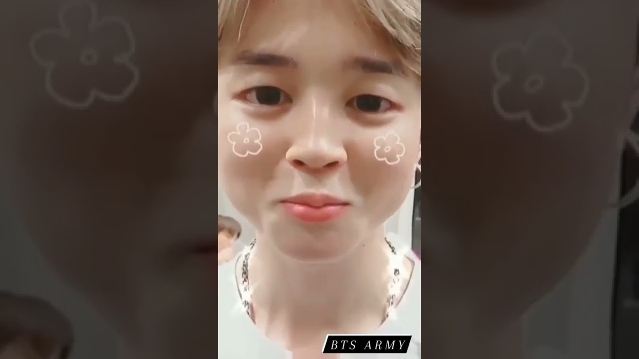 BTS in baby filter - YouTube