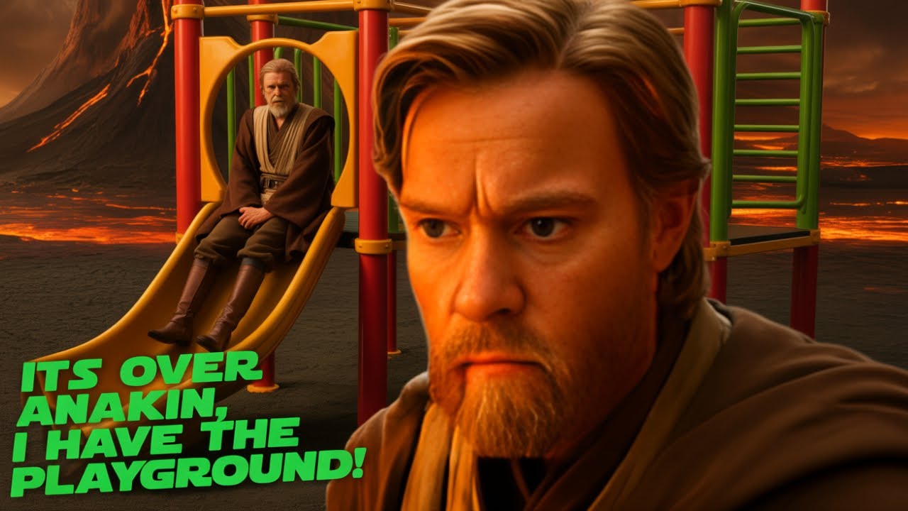 Obi Wan has the high ground and much more. #starwars #anakinskywalker # ...