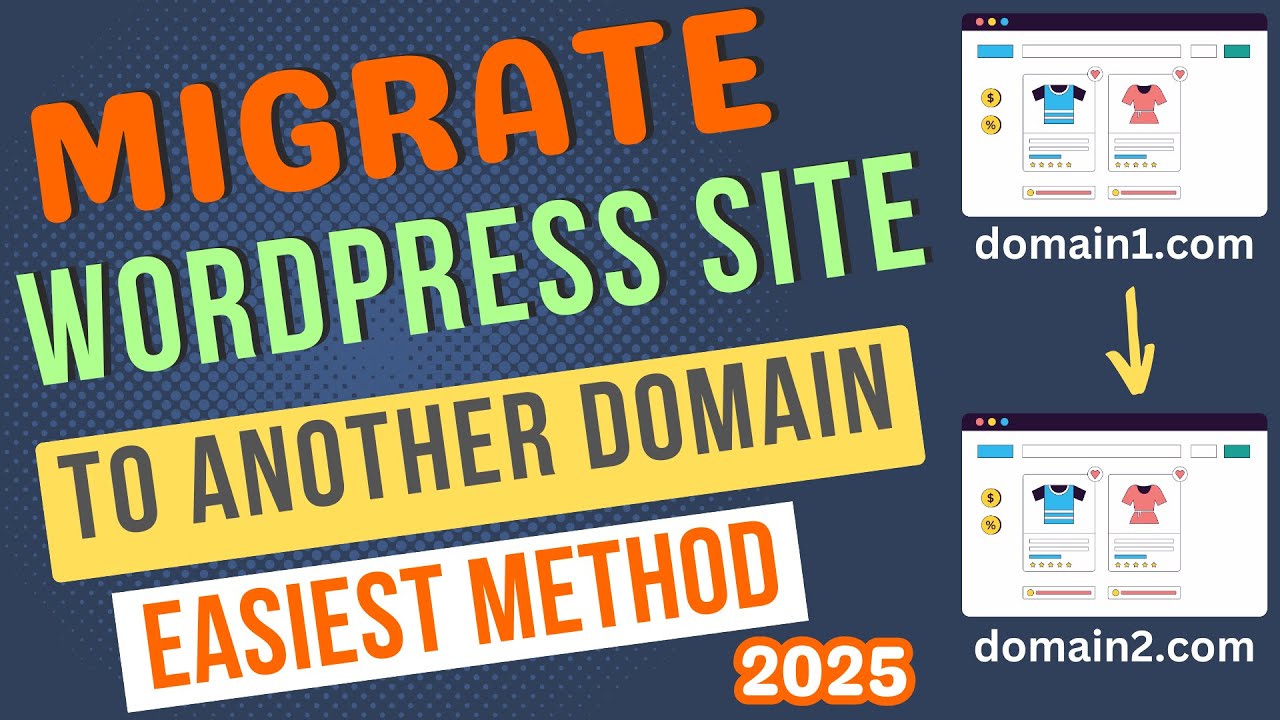 How To Migrate WordPress Site To Another Domain 2024 Only Few Clicks How To Migrate WordPress Site To Another Domain 2024 Only Few Clicks