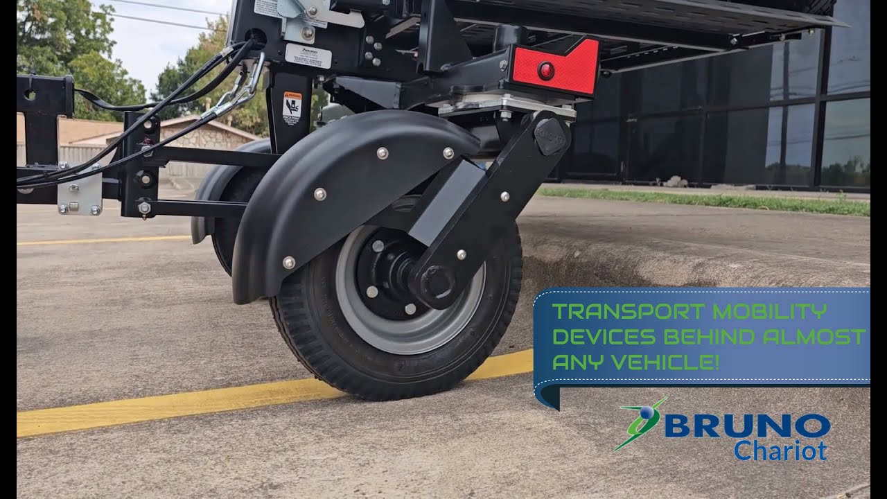 BRUNO CHARIOT Scooter Lift Transport Mobility Devices Behind Almost Any ...