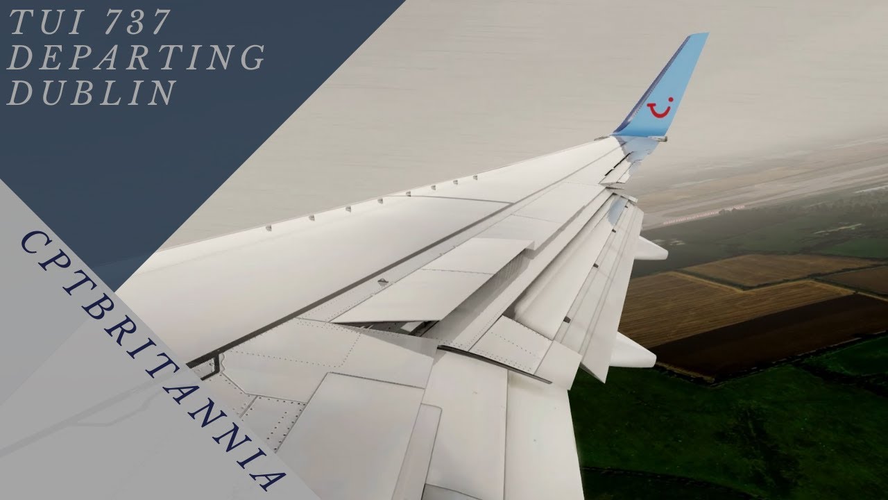 TUI 737 departing Dublin | X-Plane 12 - YouTube