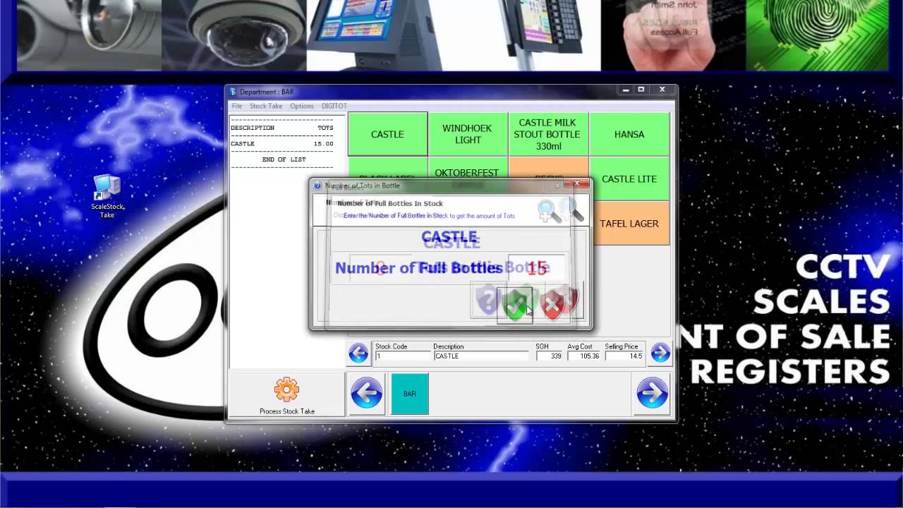Odyssey POS -Scale Stock Take - YouTube