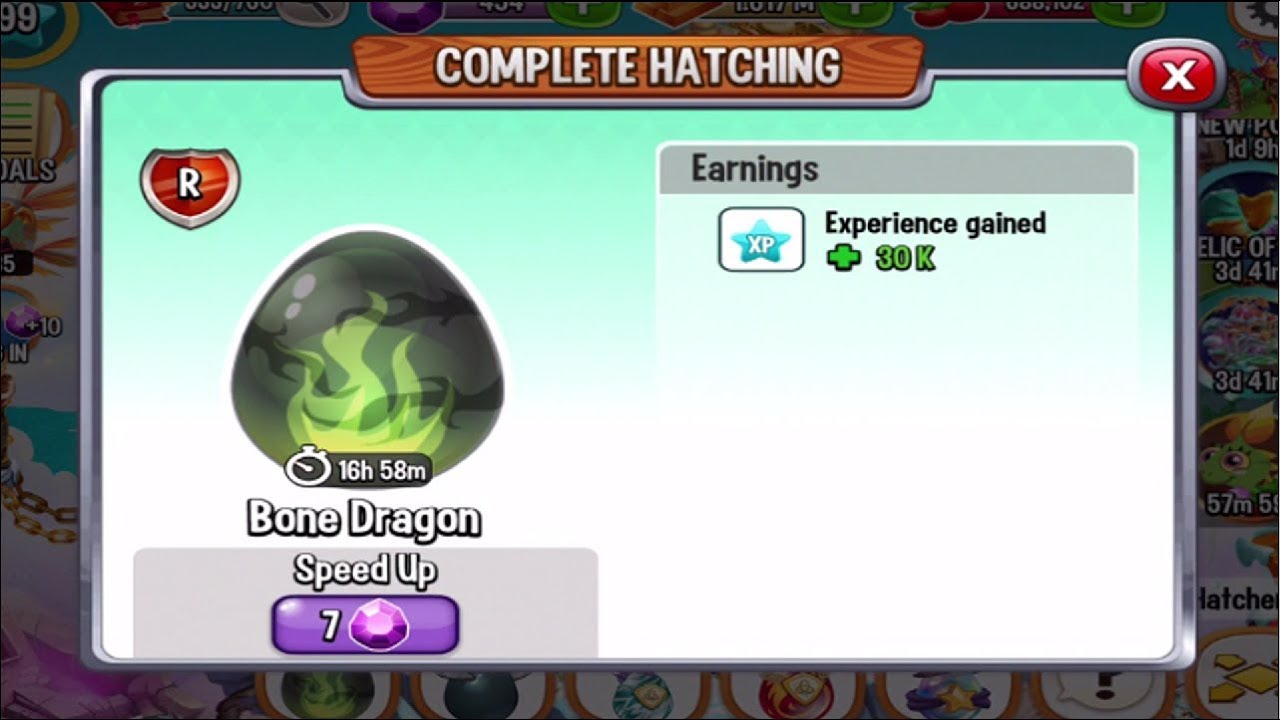 Dragon City Bone Dragon