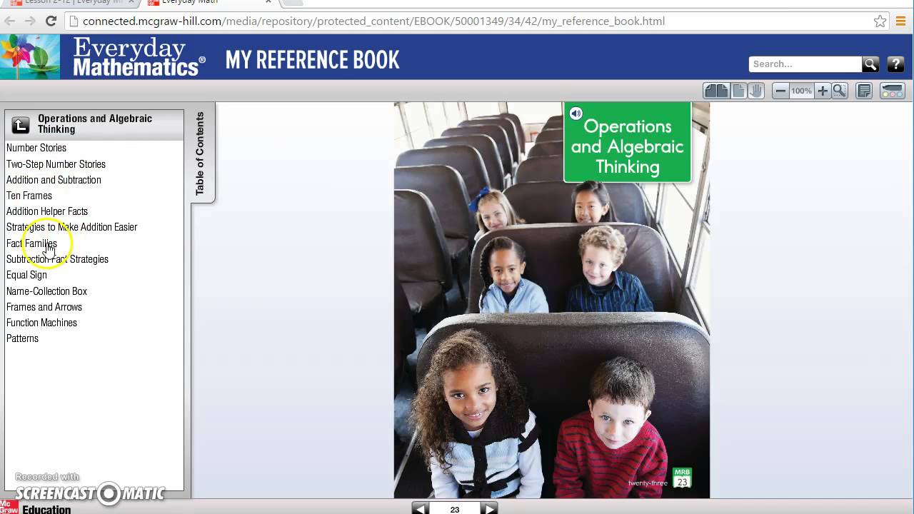 Everyday Mathematics Online Tutorial - YouTube