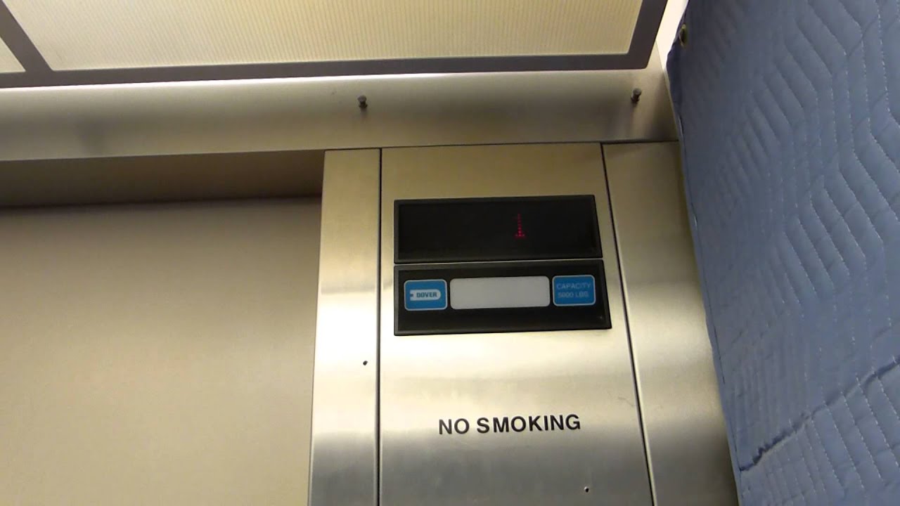 Dover Hydraulic Elevator At Davidson College Visual Arts Center - YouTube