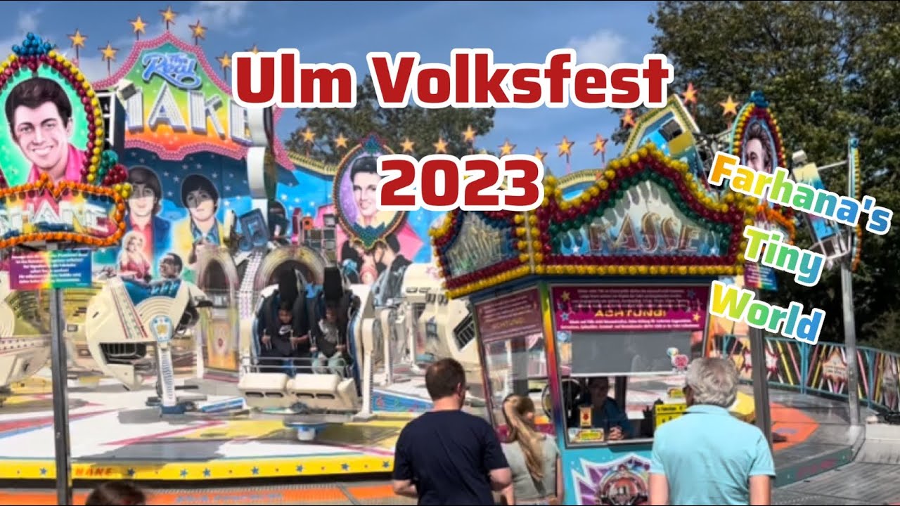 কোথায় গেলাম?🤔Ulm Volksfest-এ😯?? জার্মানীতে প্রথম মেলায় গেলাম? হ্যাঁ🙃 ...