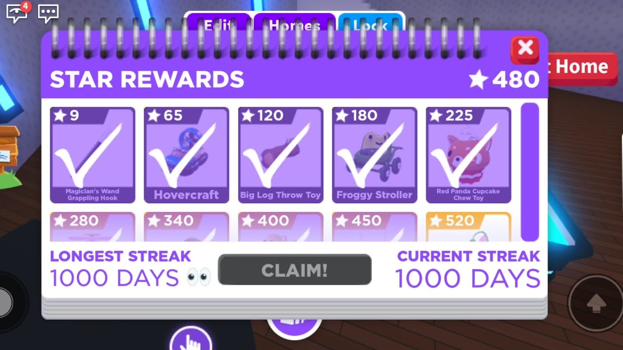 Roblox Adopt Me! 1000 Days Login Streak (Abidin) - YouTube