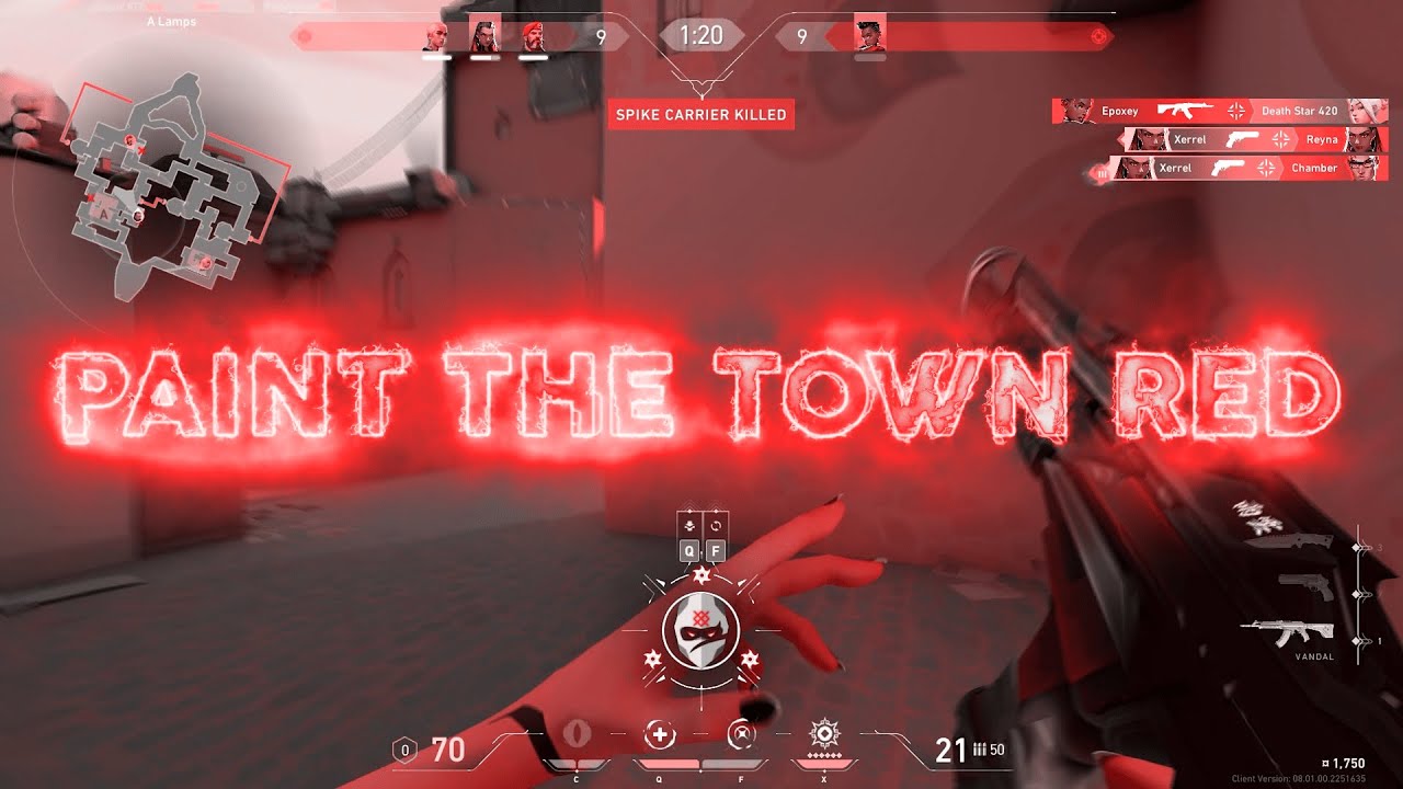 Paint the Town Red 🩸 | VALORANT MONTAGE - YouTube