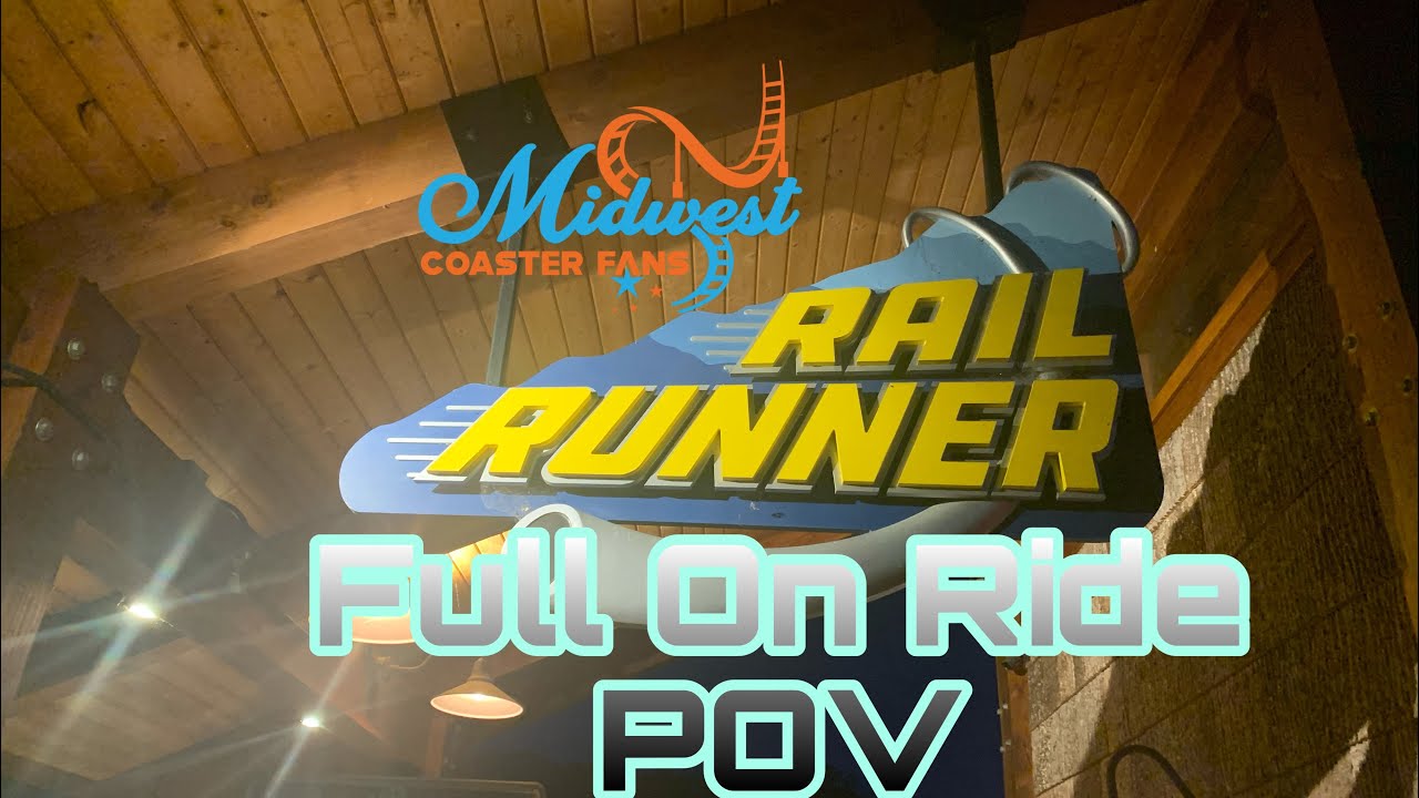 Rail Runner Mountain Coaster Night On Ride POV Anakeesta Gatlinburg, TN ...