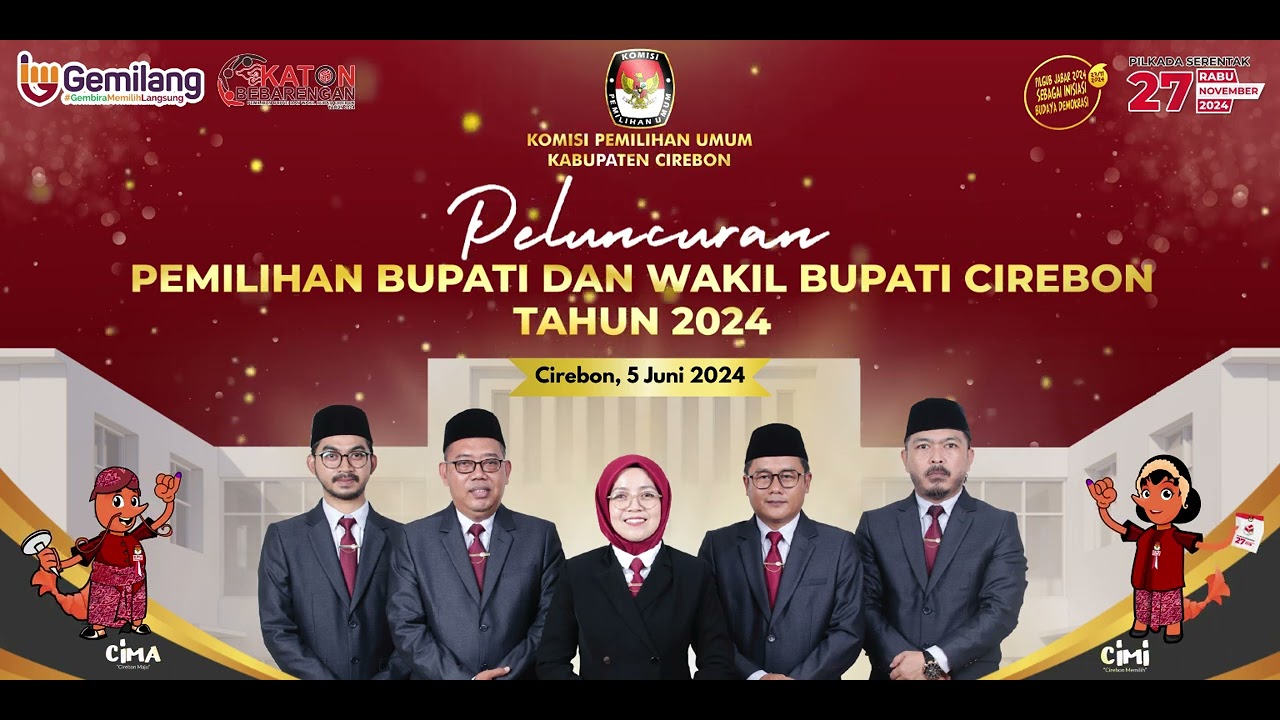 BACKDROP MOTION Launching Peluncuran Bupati & Wakil Bupati Tahun 2024 ...