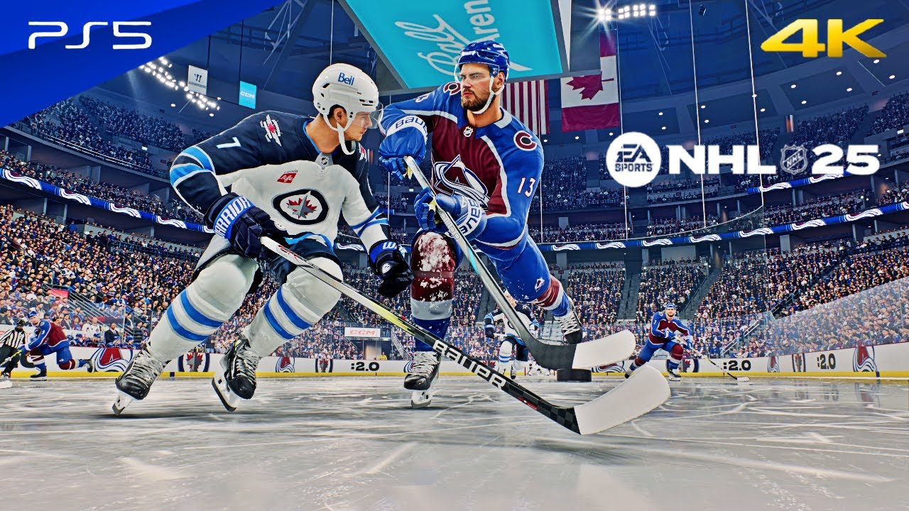 NHL 25 | Jets vs. Avalanche | Gameplay 4K - YouTube