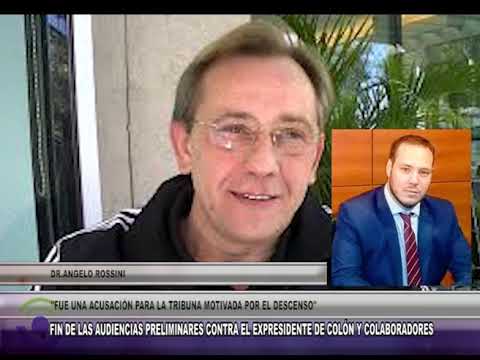 G531 DR ANGELO ROSSINI FIN DE LAS AUDIENCIAS PRELIMINARES CONTRA EL ...