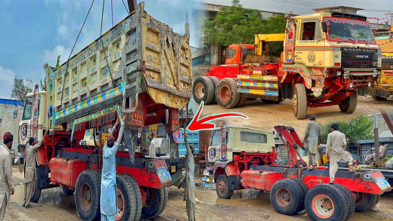 Heavy DutyTruck Jack Frame Remaking & Fitting Process | Repair UD Truck ...