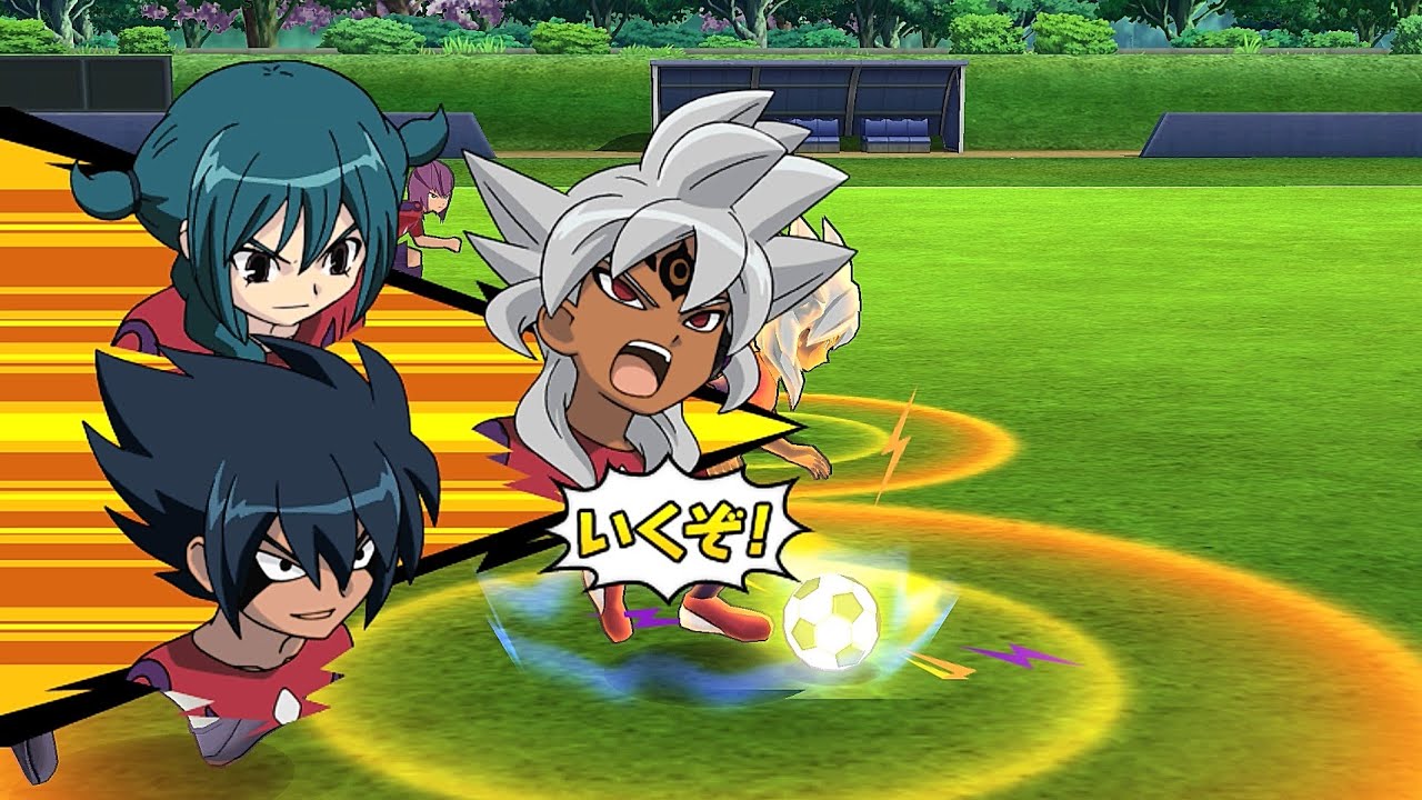 Inazuma Eleven Go Strikers 2013! Night Viper Vs Team Bomber Wii ...
