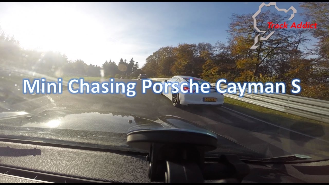 Mini Cooper S + Porche Cayman S on Nurburgring Nordschleife, no crash ...