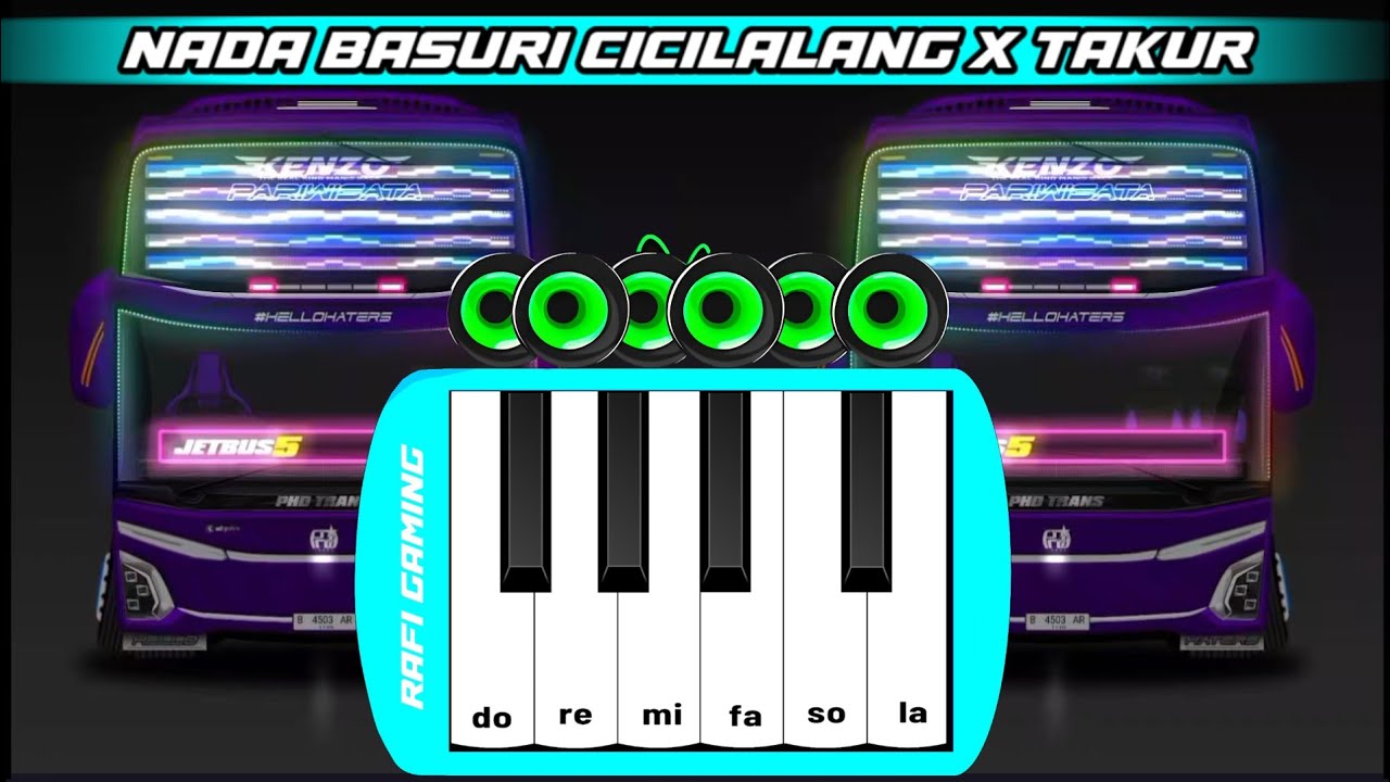 Nada Telolet Basuri Cicilalang Remix & Nada Takur Nada F Versi Kebalik ...