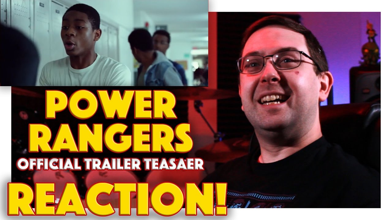 REACTION! Power Rangers Official Teaser Trailer - Bryan Cranston Movie ...