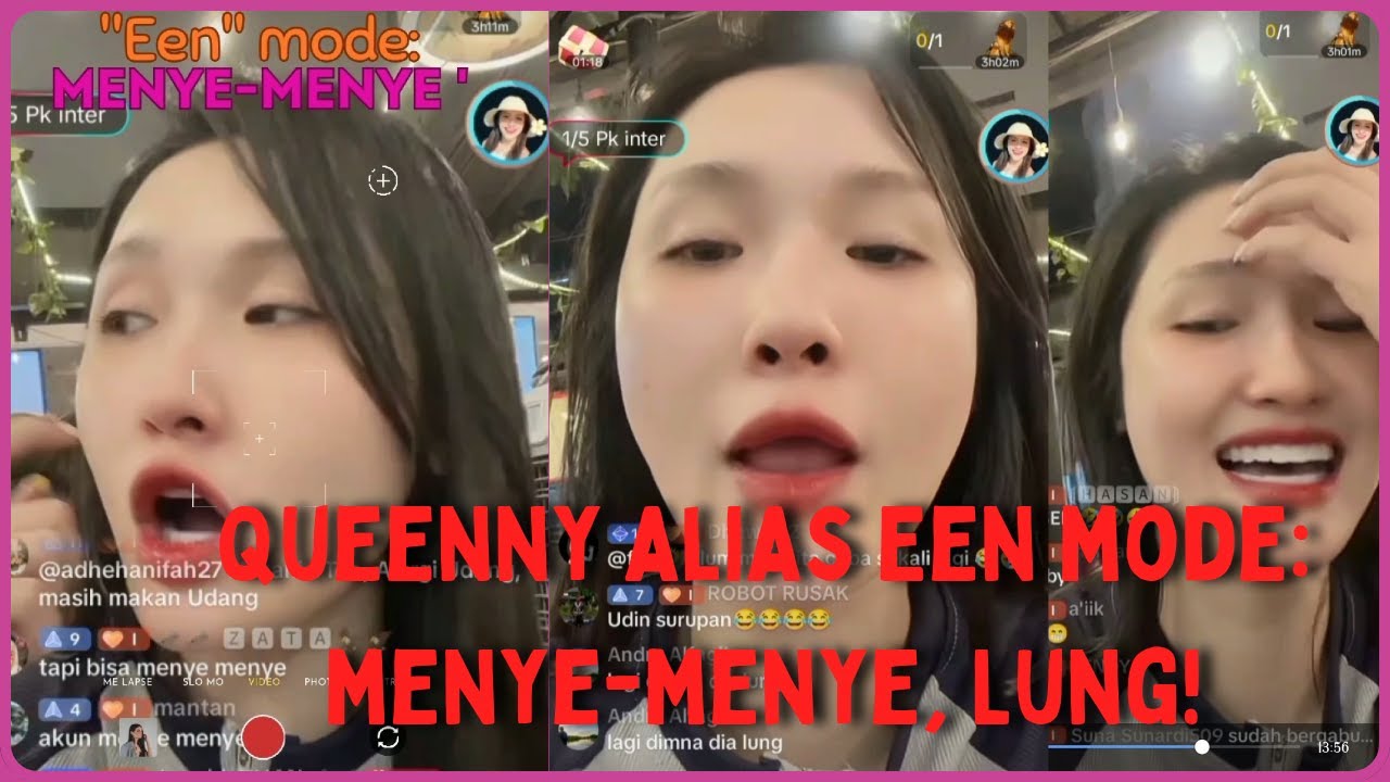 EEN MODE MENYE-MENYE!-QUEENNY LIVE STREAMING BARENG KAKAKNYA. # ...