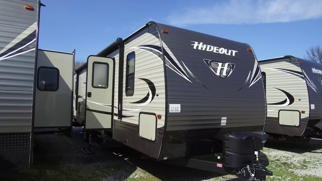 2017 Keystone Hideout 28BHS Travel Trailer Walkthrough Video - YouTube