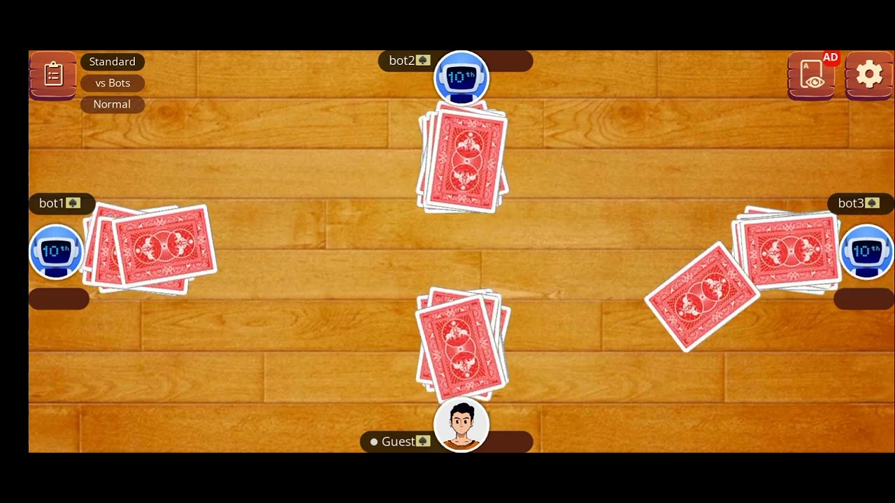 Callbreak card game play and complete the levels - YouTube