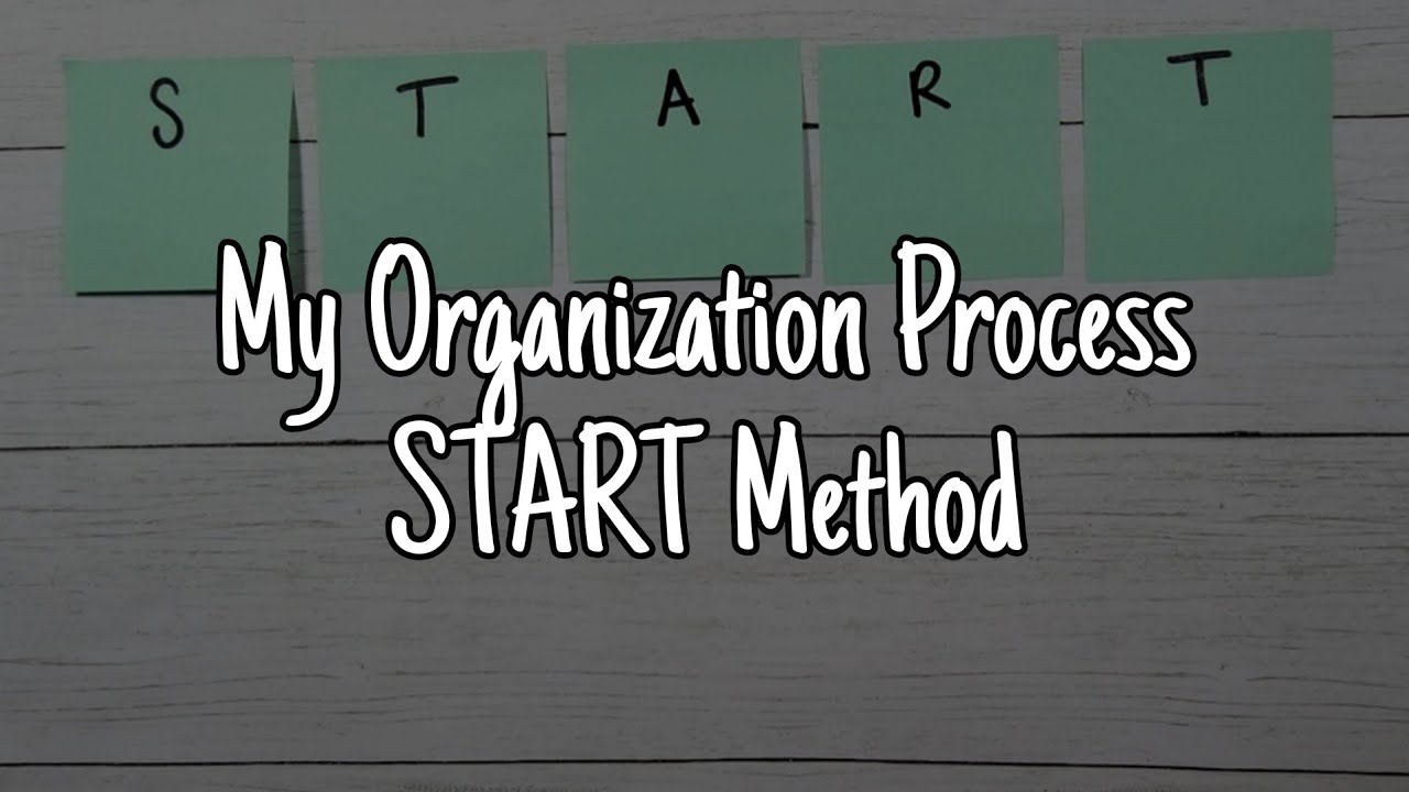 How I Organize Paperwork, Email, Physical Items | START Method for ...