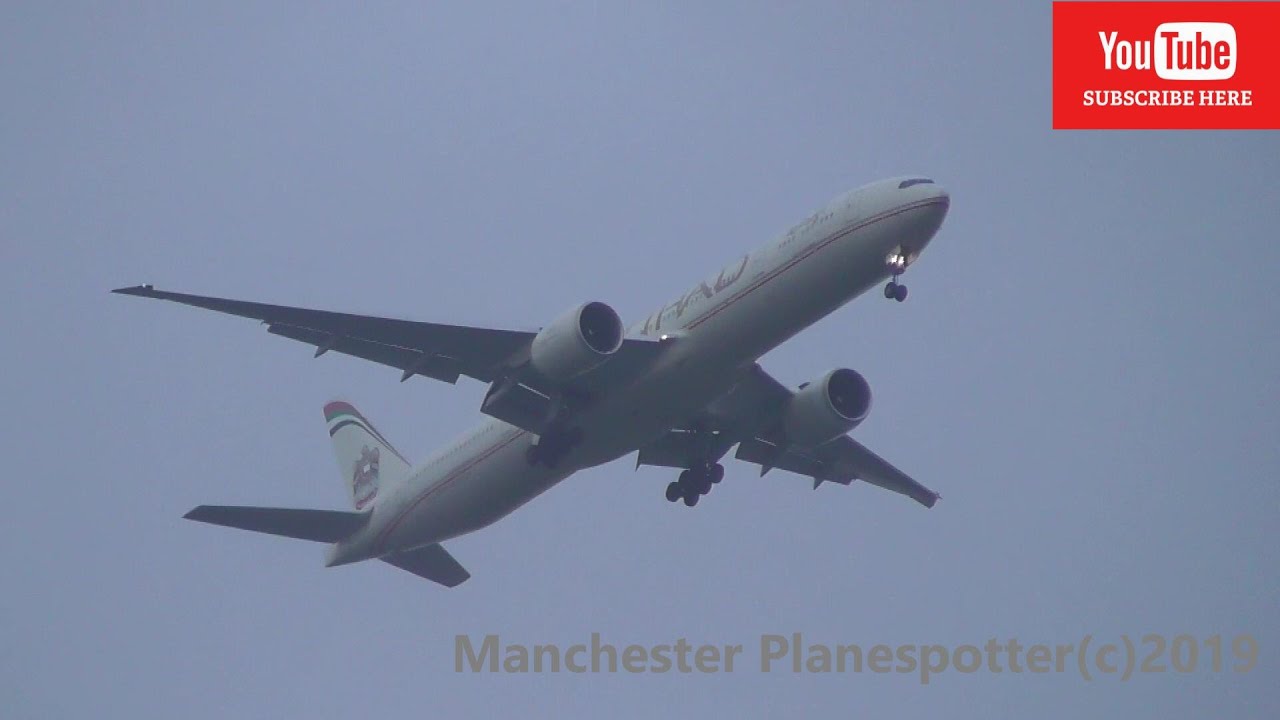 (HD) Etihad Airways Boeing 777-3XF(ER) A6-ETL On EY15 Heading To ...