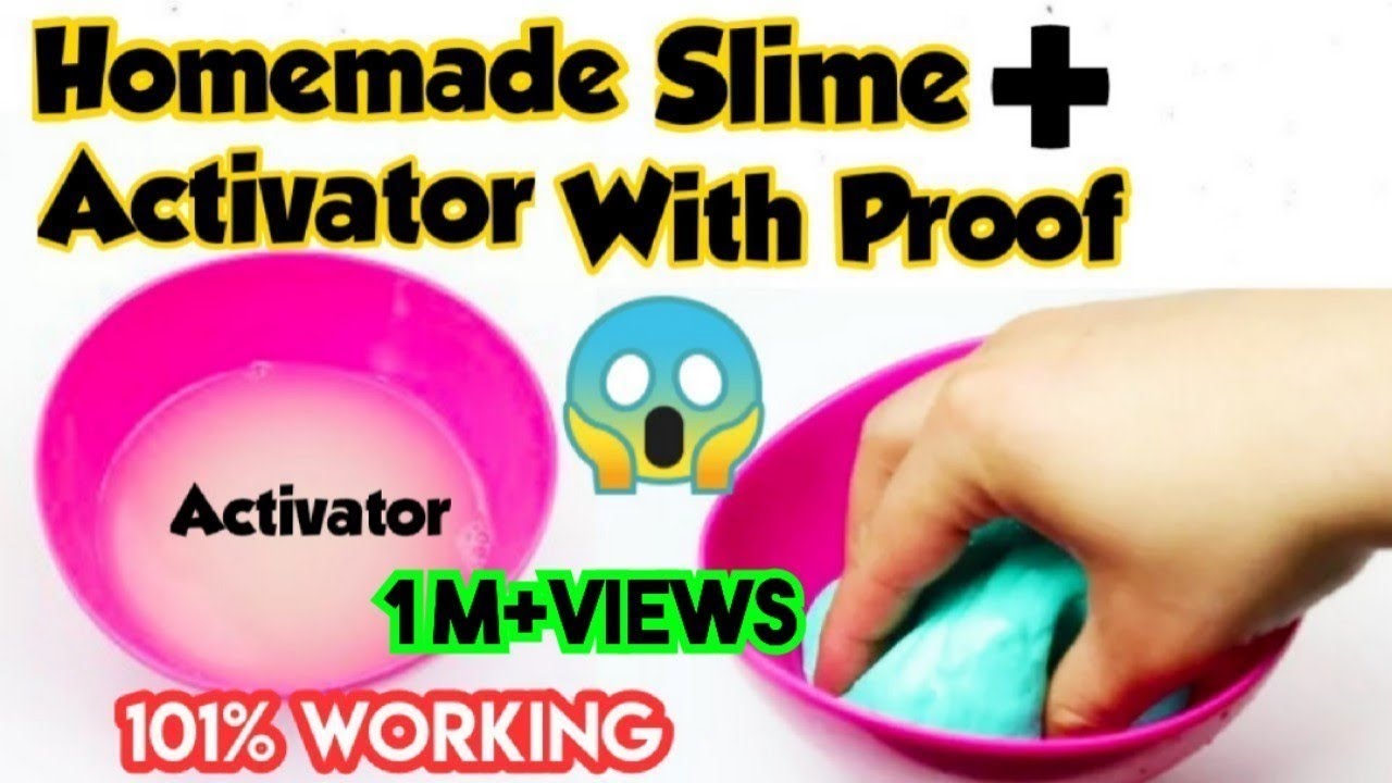 21 Homemade slime /How to make slime activator at home with proof/Homemade slime/100%working ...