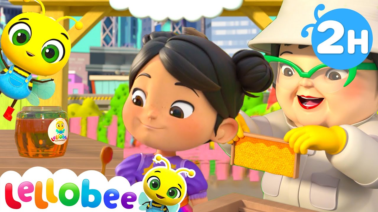 Happy Place Song | Lellobee City Farm 🐝 | Nursery Rhymes for Babies ...