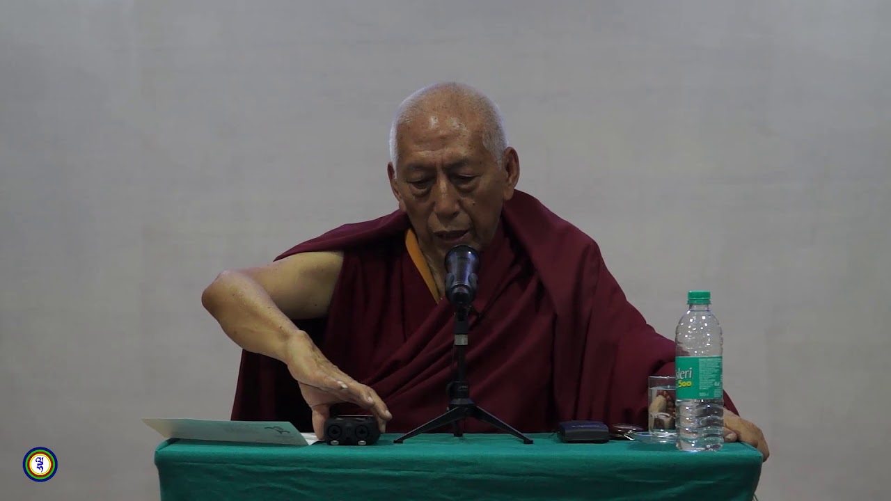 His Eminence Prof. Samdhong Rinpoche gave a talk on "Guru-Chela ...