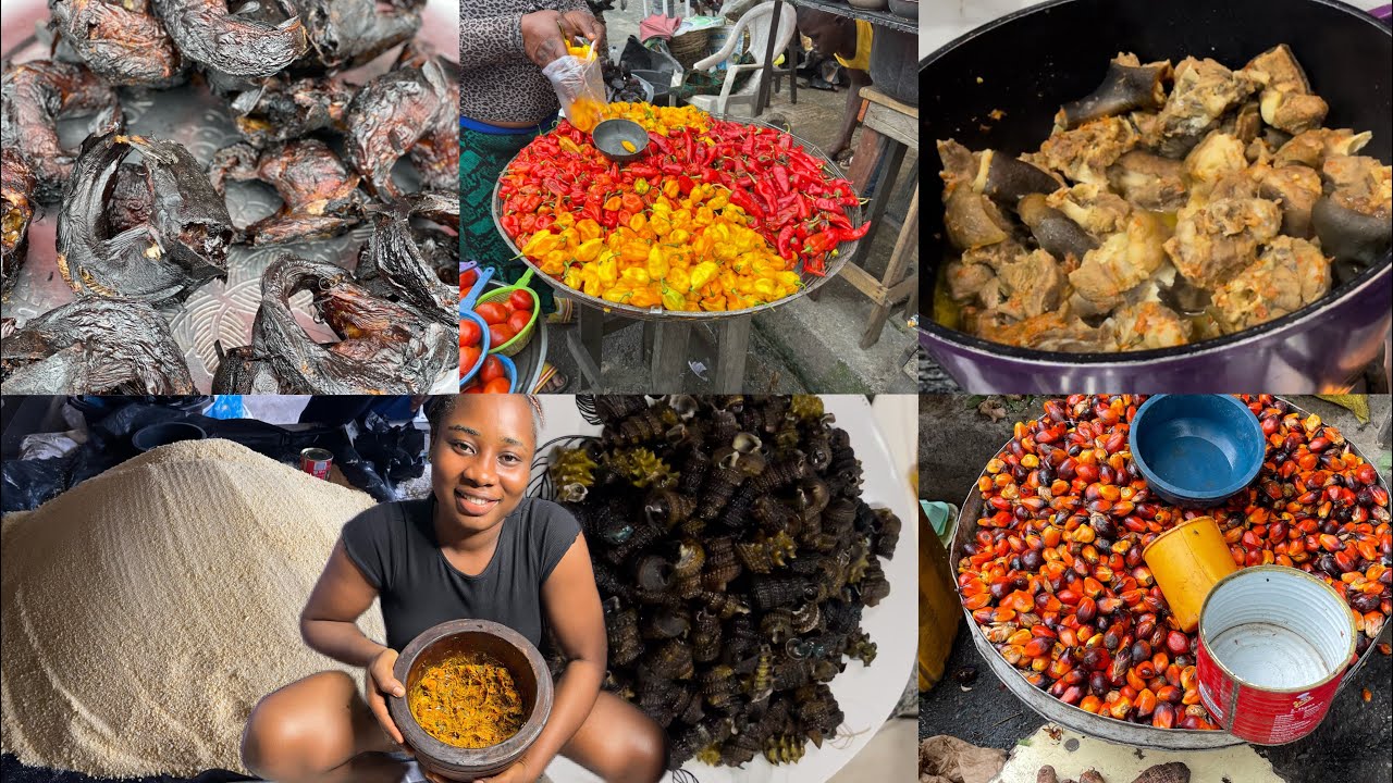 Cook My Husband’s Favorite Meal with me |Atama Soup| Ofe Aku | Meal ...