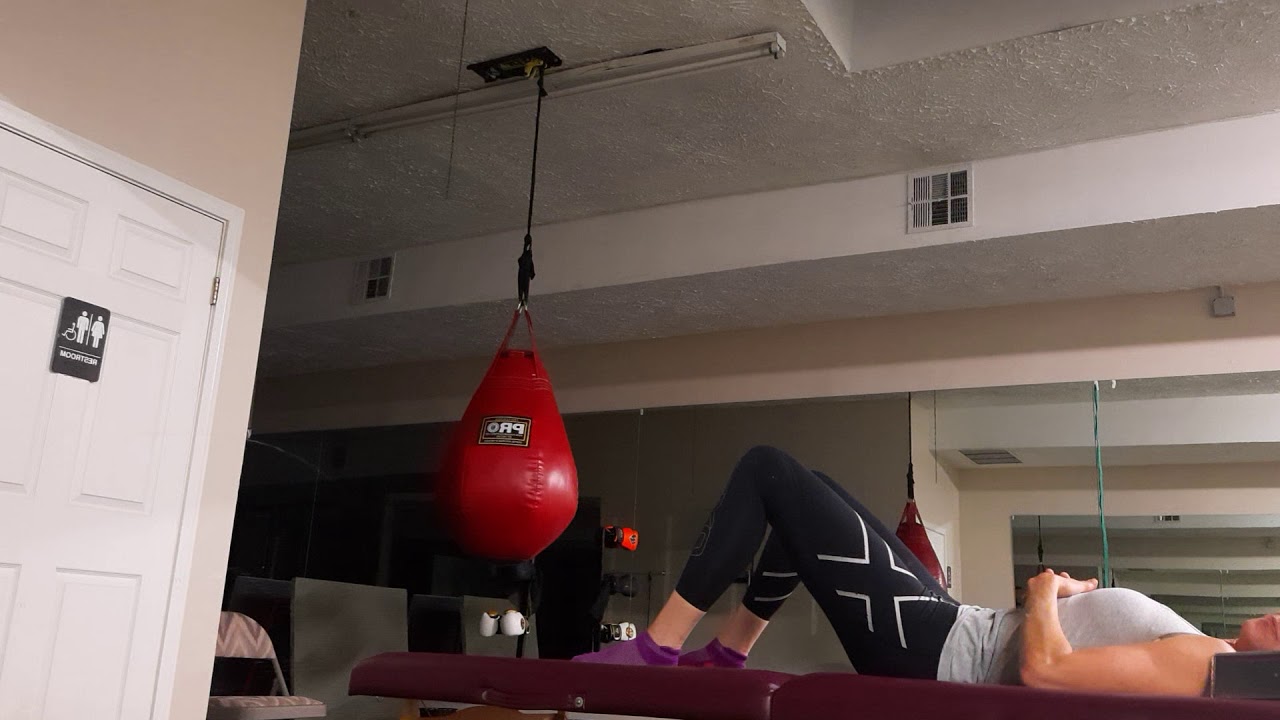 Supine core stabilization - YouTube