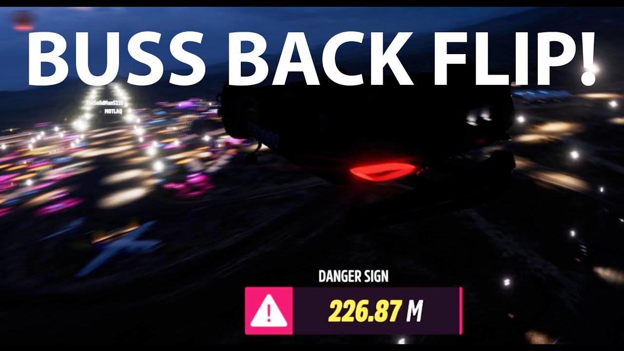 Buss back flip Perfect Jesko backflip! #forzahorizon5 - YouTube