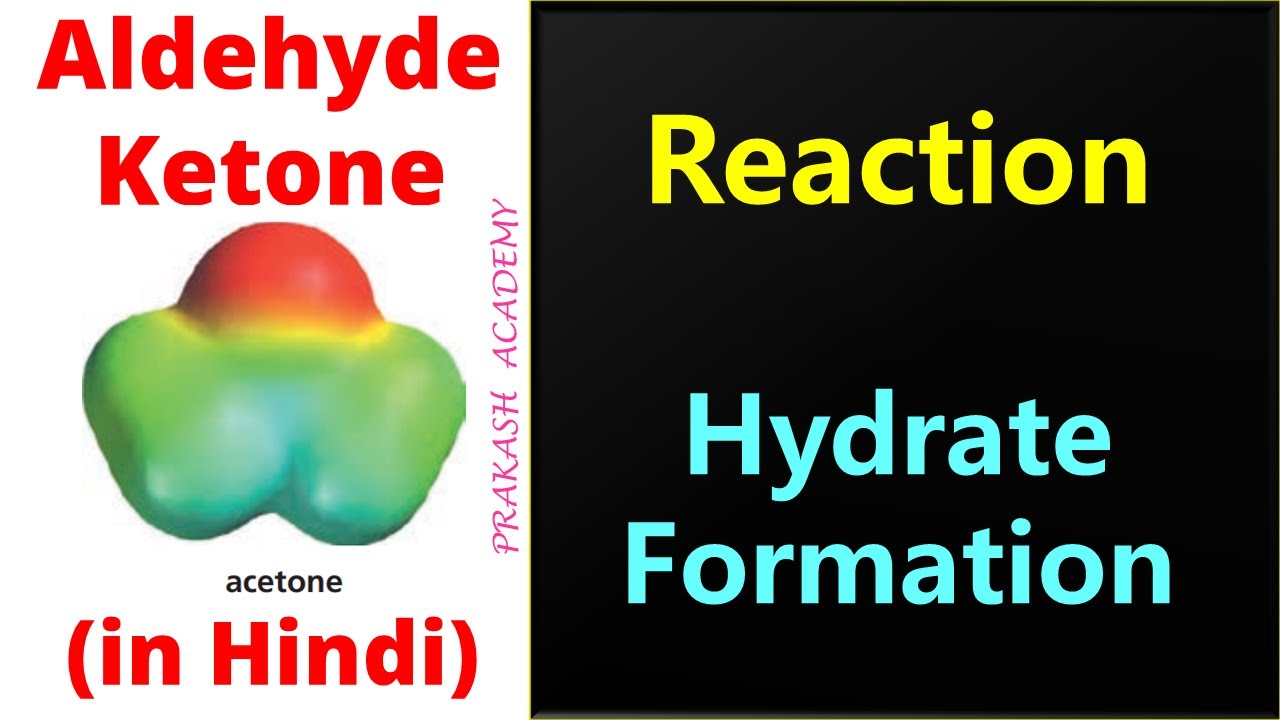 Aldehyde Ketone 26 I Hydrate formation I Gem diols I two OH group same ...