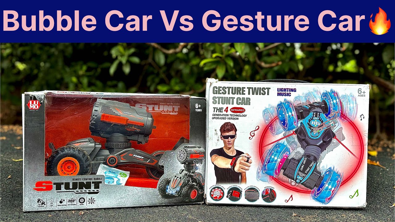 RC Bubble Car Vs RC Gesture Car😍 | Remote Control Toys Racing 🏁 # ...