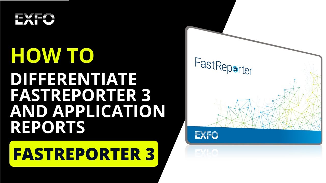 FastReporter 3 Reports vs Application Reports | How-To - YouTube