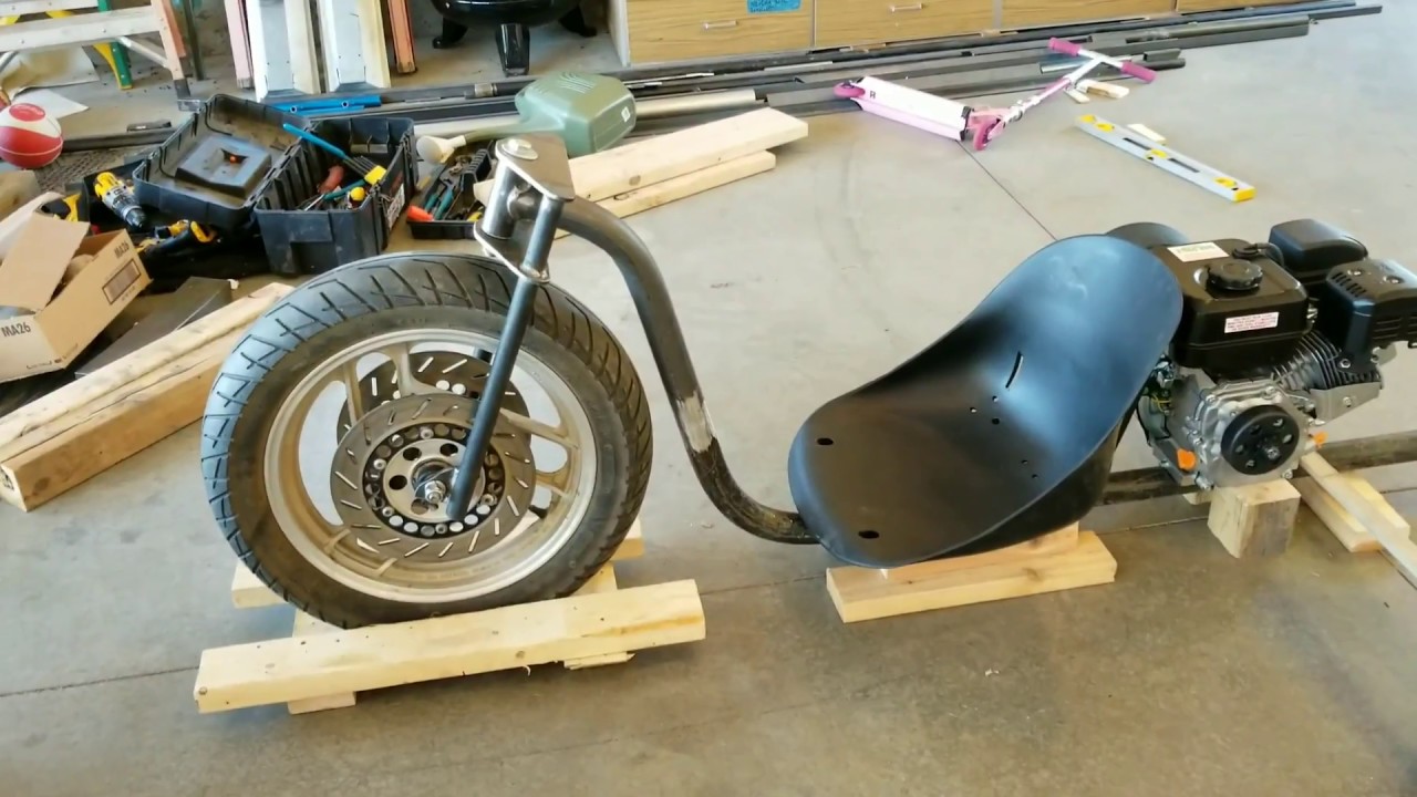 Drift Trike build. 212 predator motor go kart - YouTube