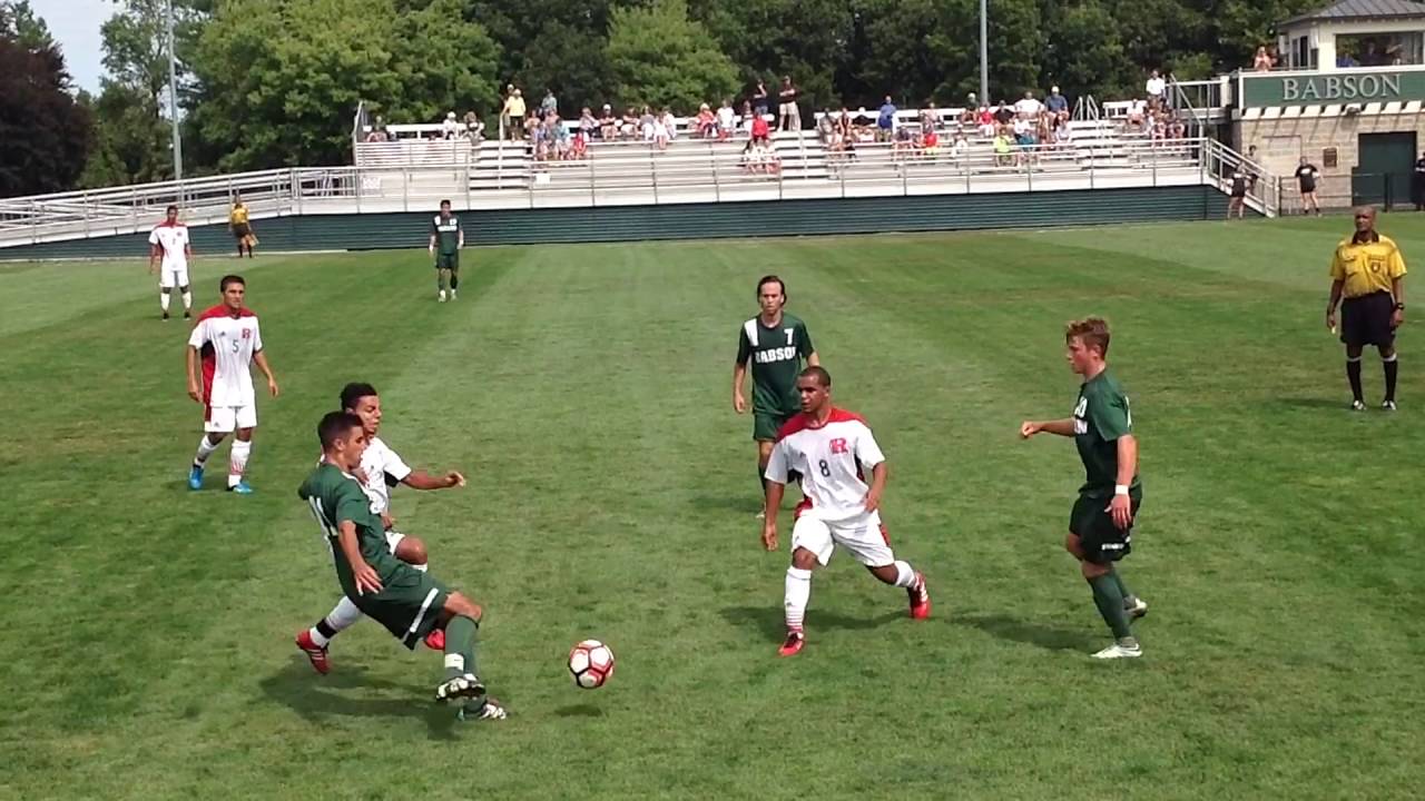 Babson Men's Soccer vs. Rutgers-Newark (9/3/16) - YouTube