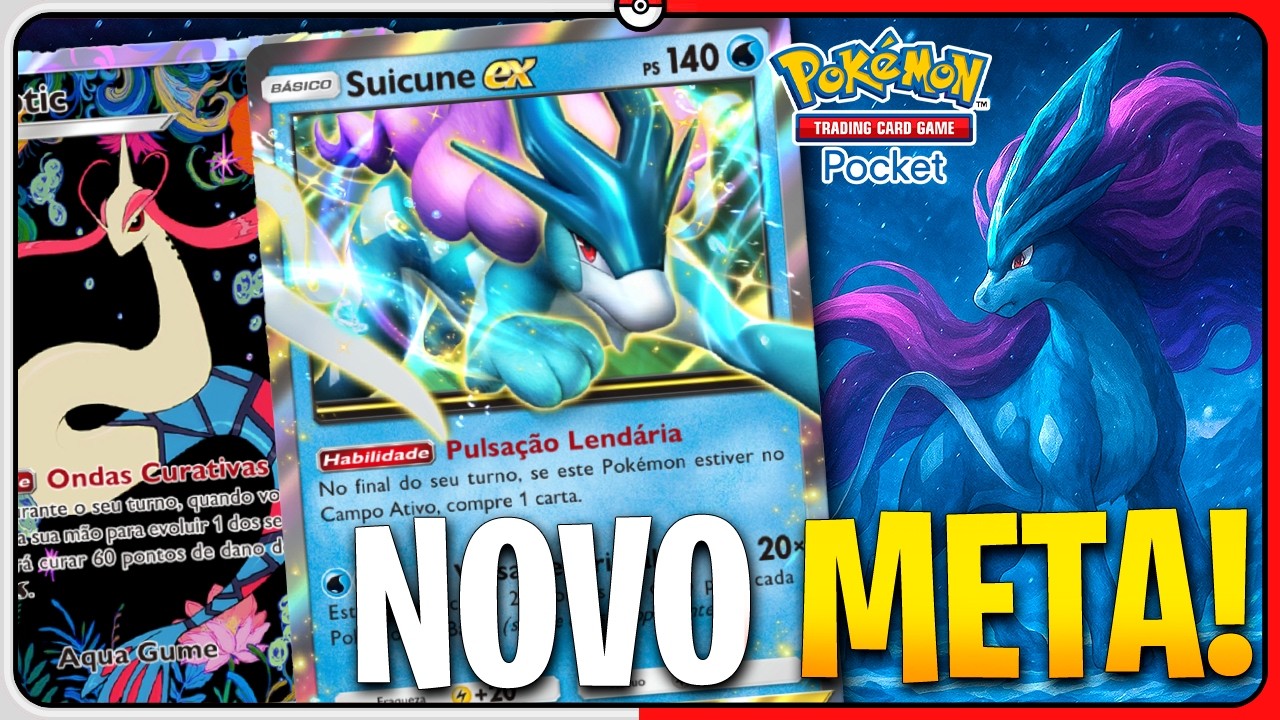 Suicune EX é o NOVO META no POKÉMON TCG POCKET - YouTube