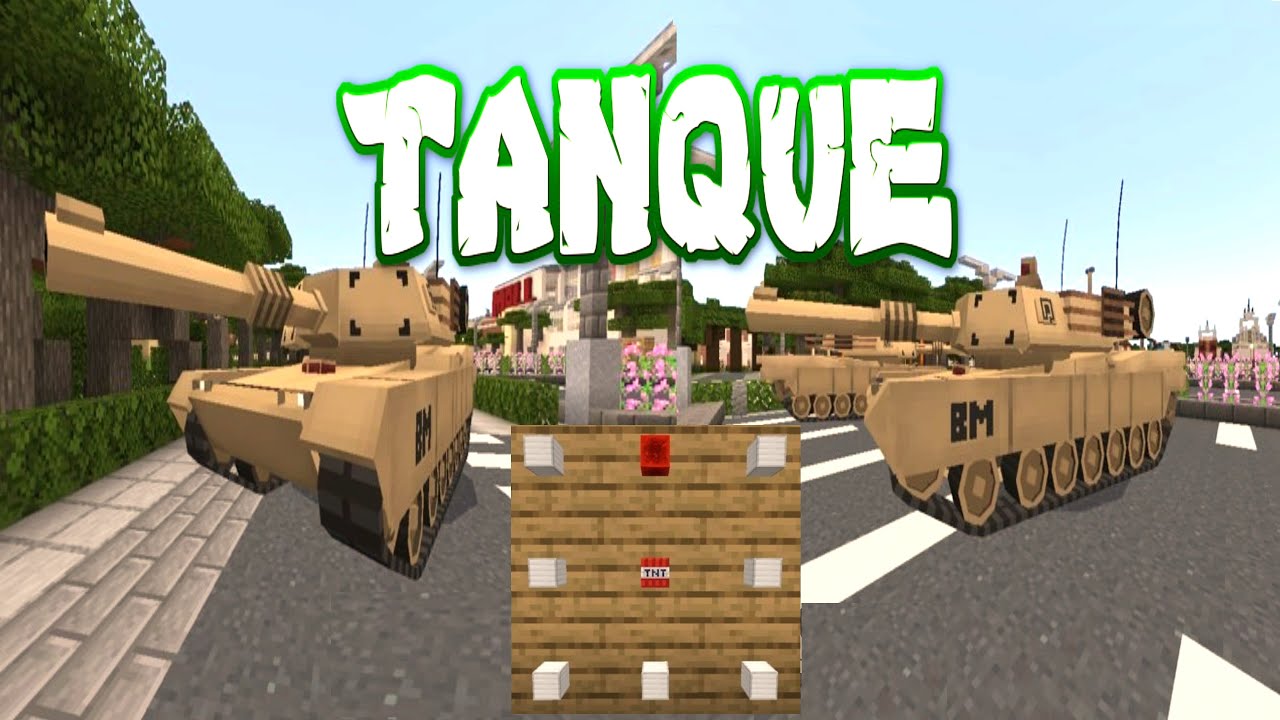 COMO CRAFTEAR UN TANQUE MINECRAFT PE 1.16.210 - YouTube