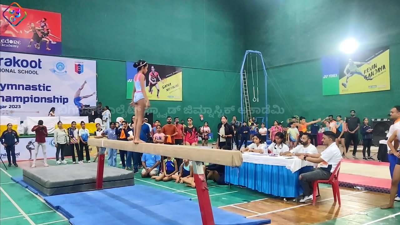 U14 Inika - Balance Beam Gold🥇 CBSE Gymnastics National Championship ...