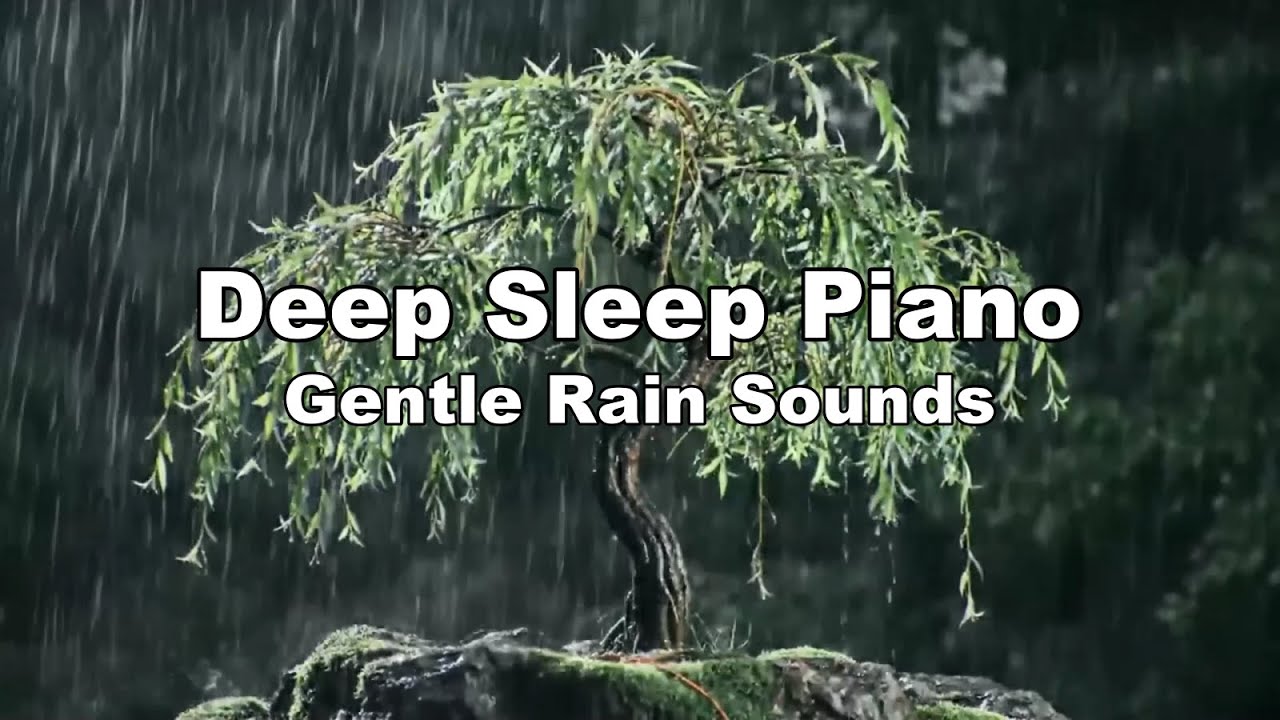 Deep Sleep Piano & Gentle Rain Sounds - Piano Music with Rain Sound for ...