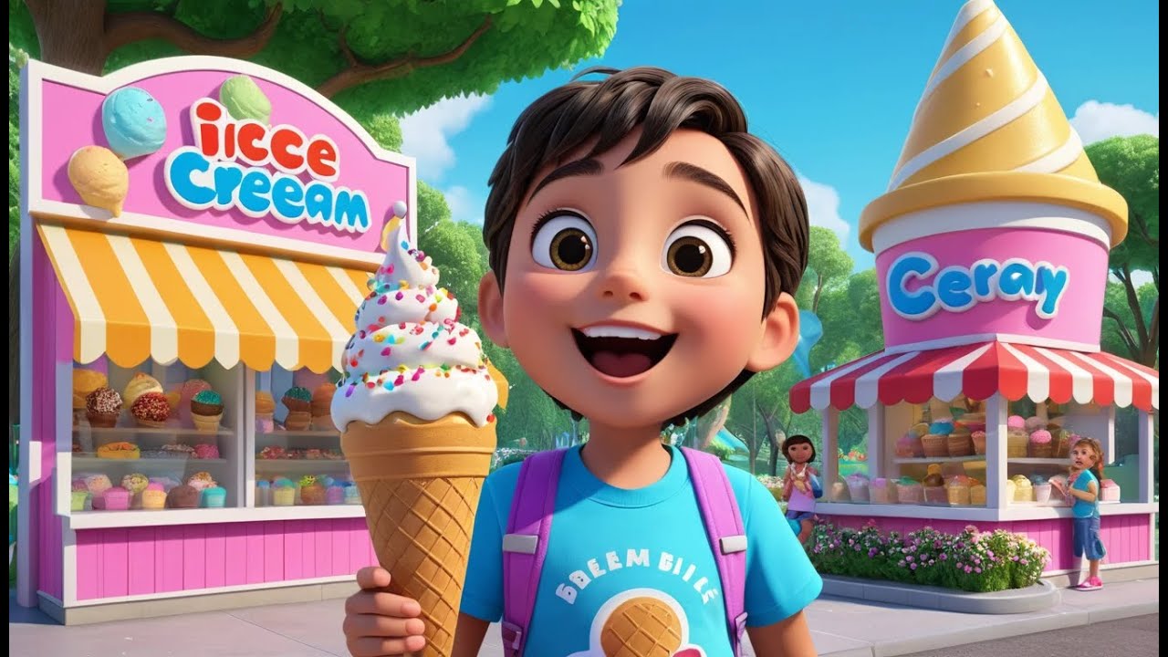 The Ice Cream Bridge Melts Away | Fun Nursery Rhyme for Kids | Sing ...