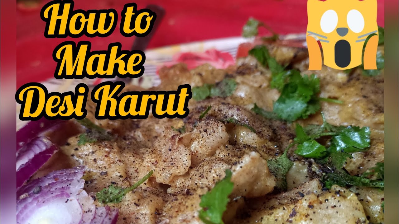 How to Make Desi Karut in Home |Village Food | Cooking with Velle Mundi ...