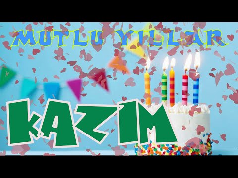 İyi ki doğdun Mutlu yıllar KAZIM | Happy birthday to you | İsme özel doğum günü şarkınız