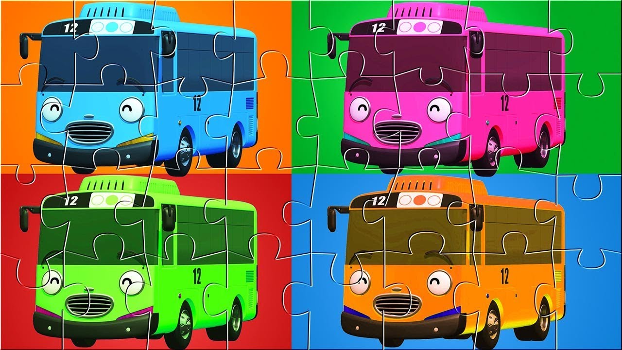 Tayo Colors Puzzle Games for Kids - Rompecabezas de Tayo el Pequeño ...