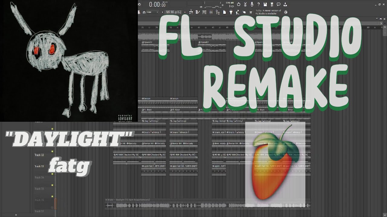 How "DAYLIGHT" by Drake was made |DECONSTRUCTED FL Studio Remake - YouTube