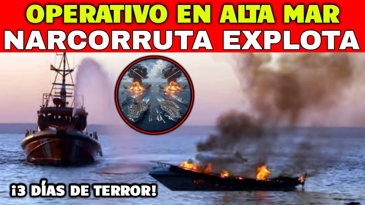 OPERATIVO LETAL EN ALTA MAR: 3 DÍAS DE TERROR Y UNA NARCORRUTA QUE ...