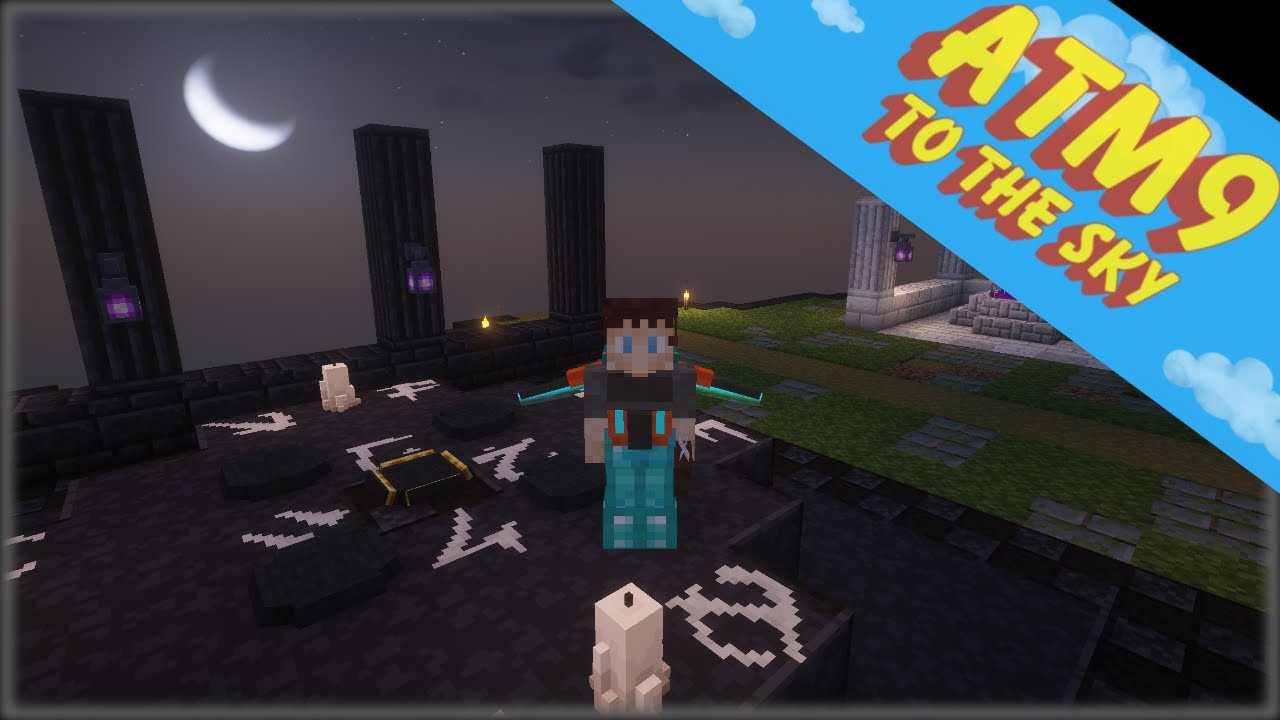 Minecraft Skyfactory ATM9 Expanding our tower Live stream - YouTube