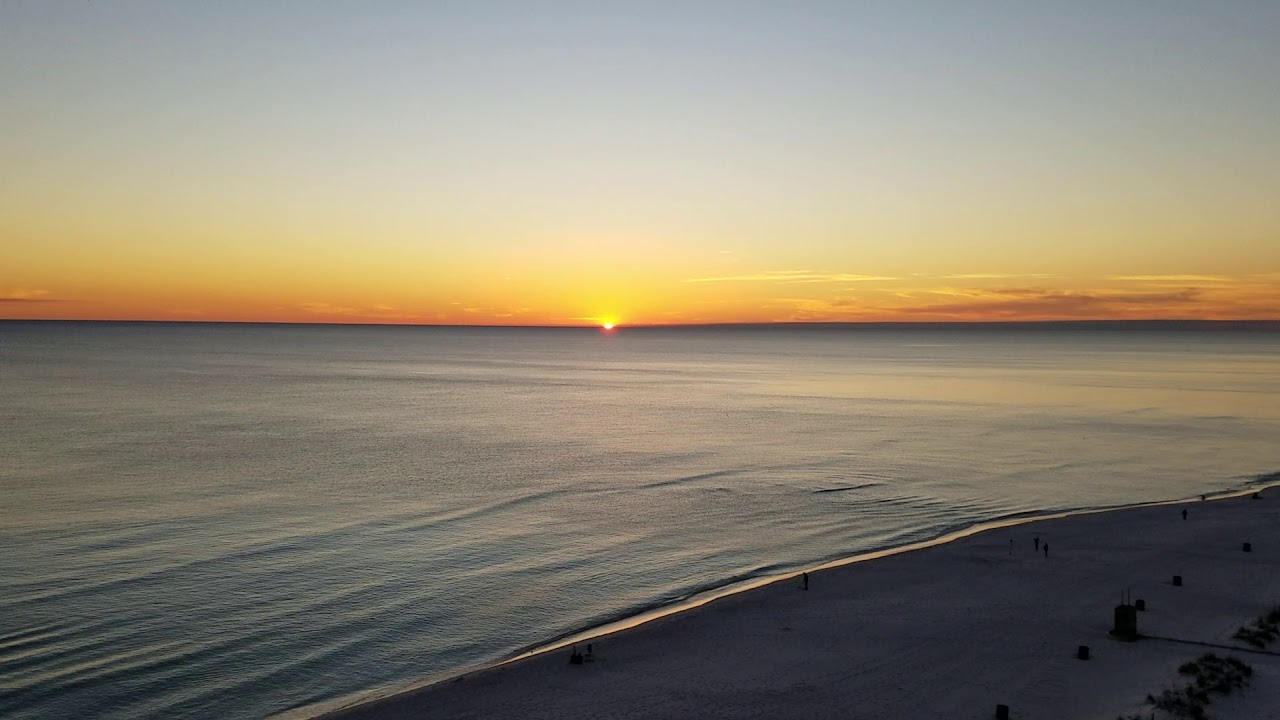 Sunset at Panama City Beach, Florida - Most Beautiful Beaches - YouTube